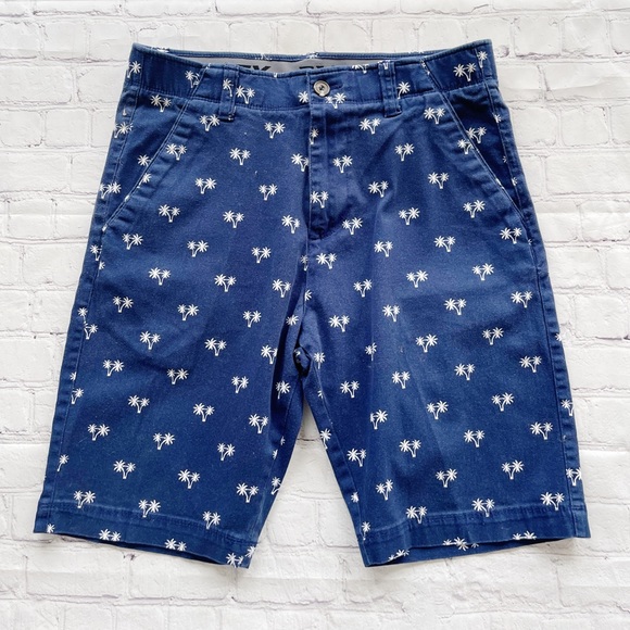 Plugg | Shorts | Plugg Flex Navy Blue Palm Tree Shorts Mens Size 3 ...